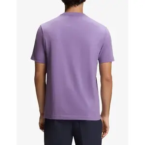 BOSS Branded Short-sleeved Stretch-cotton T-shirt