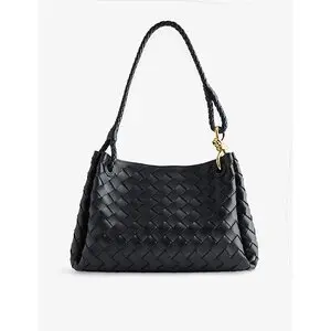 Bottega Veneta Parachute Medium Leather Tote Bag Black-m Brass