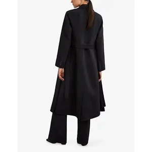REISS Brogan Double-breasted Wool-blend Coat