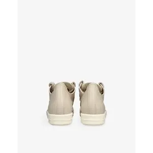 Rick Owens Jumbo Lace Low Top Leather Trainers - Bone
