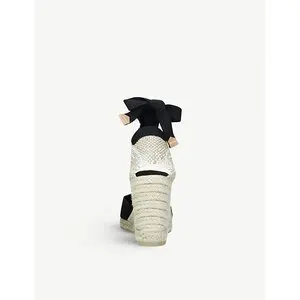 CastaÑer Carina Cotton-canvas Wedge Espadrilles
