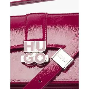Hugo Logo Plaque Faux-leather Shoulder Bag