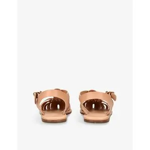 ANCIENT GREEK SANDALS Karina Leather Fisherman Sandals - Beige