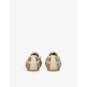Dries Van Noten Dustin Leather Trainers - Beige