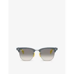 Ray-ban Aluminium Scuderia Ferrari Collection Square Frame Sunglasses - Blue