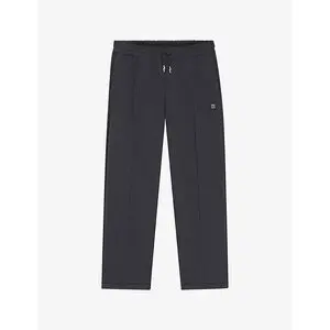 Hugo Pintuck-pleat Relaxed-fit Cotton-jersey Jogging Bottoms