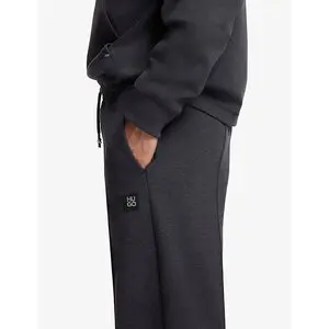 Hugo Pintuck-pleat Relaxed-fit Cotton-jersey Jogging Bottoms