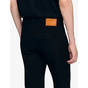 Sandro Straight Slim-fit Stretch-denim Jeans