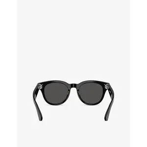 Burberry Be4439 Round Frame Acetate Sunglasses