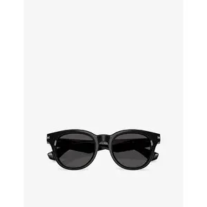 Burberry Be4439 Round Frame Acetate Sunglasses