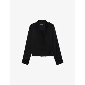 Zadig&Voltaire V-neck Woven Shirt - Black