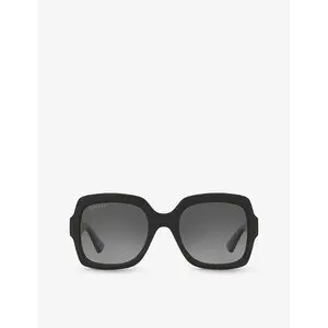 Gucci Rectangle-frame Acetate Sunglasses