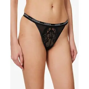 Lounge Blossom High-rise Stretch-lace Thong