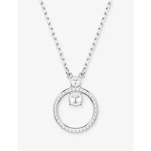 SWAROVSKI Constella Rhodium-plated Zirconia Pendant Necklace