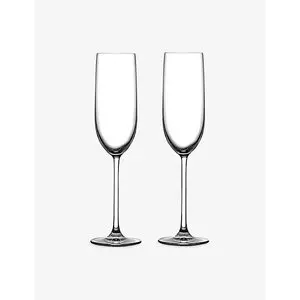 NUDE Vintage Champagne Crystal Glasses Set Of 2 - Clear