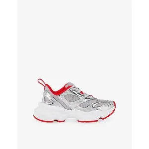 CHRISTIAN LOUBOUTIN So Flo Mesh Trainers - Silver