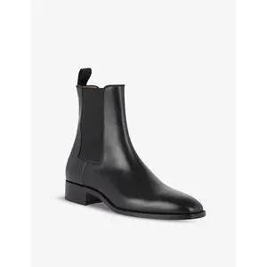 CHRISTIAN LOUBOUTIN Samson Leather Chelsea Boots