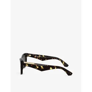 Burberry Square Frame Tortoiseshell Acetate Sunglasses - Brown