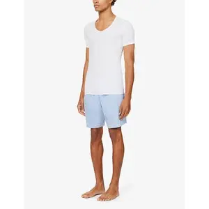 Derek Rose Jack V-neck Cotton T-shirt