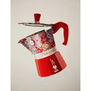BIALETTI X Dolce & Gabbana Moka Express Three-cup Aluminium Espresso Maker - Multi