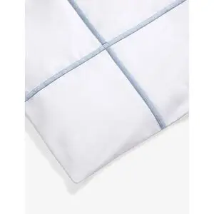 YVES DELORME Athena Bourdon-stitch Cotton Duvet Cover