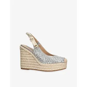 Steve Madden Embellished Wedge Sandals