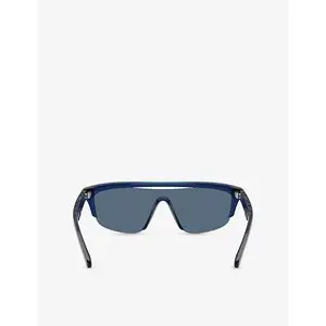 Burberry Rectangle-frame Injected Sunglasses - Blue