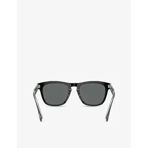 Oliver Spencer Square-frame Acetate Sunglasses - Black