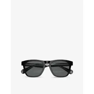 Oliver Spencer Square-frame Acetate Sunglasses - Black