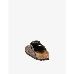 BIRKENSTOCK Boston Buckled Wool Clogs