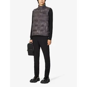 Hugo Brand Plaque Puffer Gilet