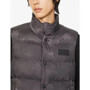 Hugo Brand Plaque Puffer Gilet