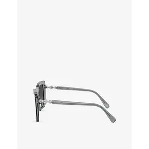 SWAROVSKI Irregular-frame Acetate Sunglasses