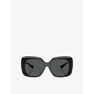 Versace Square-frame Injected Sunglasses - Black