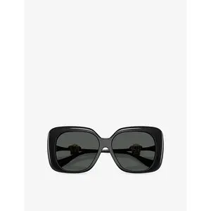 Versace Square-frame Injected Sunglasses - Black