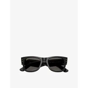 Ray-ban Rb0840s Mega Wayfarer Square-frame Propionate Sunglasses - Black