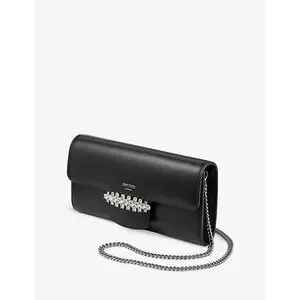 JIMMY CHOO Bing Leather Wallet-on-chain
