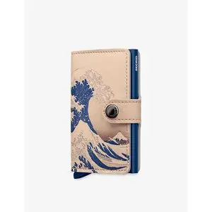 SECRID Miniwallet Art Leather Wallet - Wave