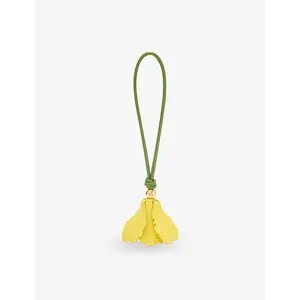 Loewe Leather Bag Charm - Yellow