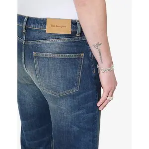 The Kooples Faded Straight-leg Jeans