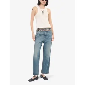 The Kooples Straight-cut Relaxed-fit High-rise Denim Jeans