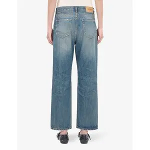 The Kooples Straight-cut Relaxed-fit High-rise Denim Jeans