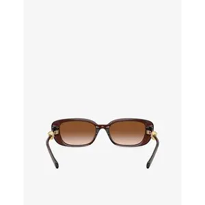 Versace Pillow-frame Sunglasses With Gold-toned Hardware