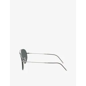 Ray-ban Aviator Metal Sunglasses - Silver