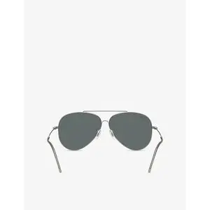 Ray-ban Aviator Metal Sunglasses - Silver