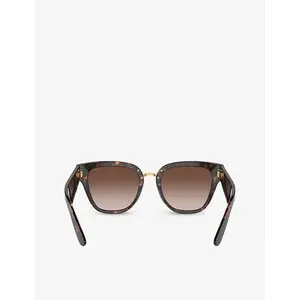 Dolce & Gabbana Square Frame Tortoiseshell Acetate Sunglasses