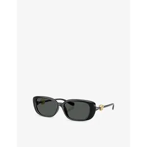 Versace Pillow-frame Injected Sunglasses - Black