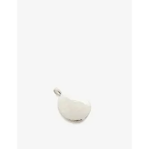 Monica Vinader Sterling Pebble Locket Pendant - Silver