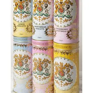ROYAL COLLECTION Buckingham Palace Strawberry Biscuit Tin 250g