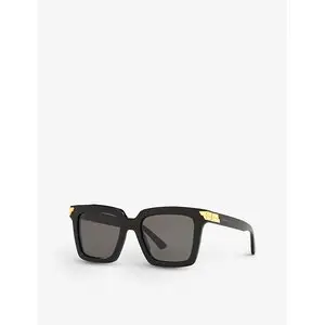 Bottega Veneta Bv1005s Oversized Square-frame Sunglasses